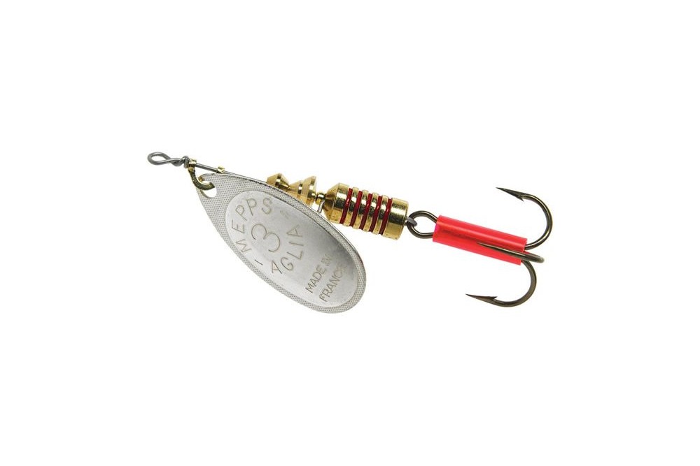 Mepps Aglia Silver Size 2 Lure - Johnson Ross Tackle