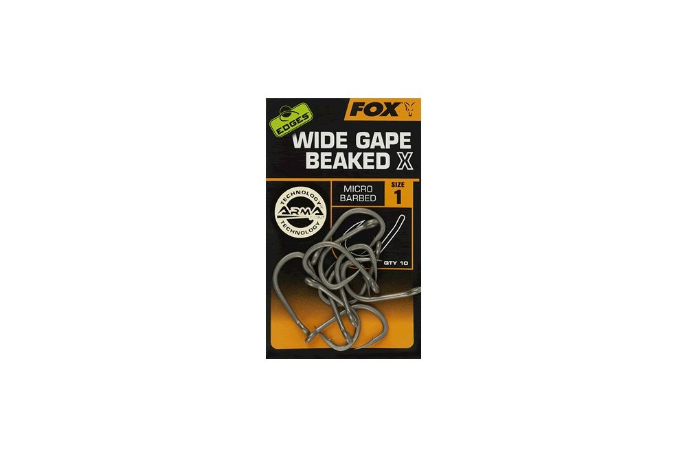 Fox Edges Wide Gape Beaked X Hooks - Johnson Ross Tackle