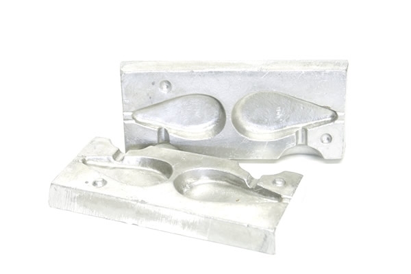 CJT Lead Mould 2 in 1 Flat Pear 3 & 4oz - Johnson Ross Tackle